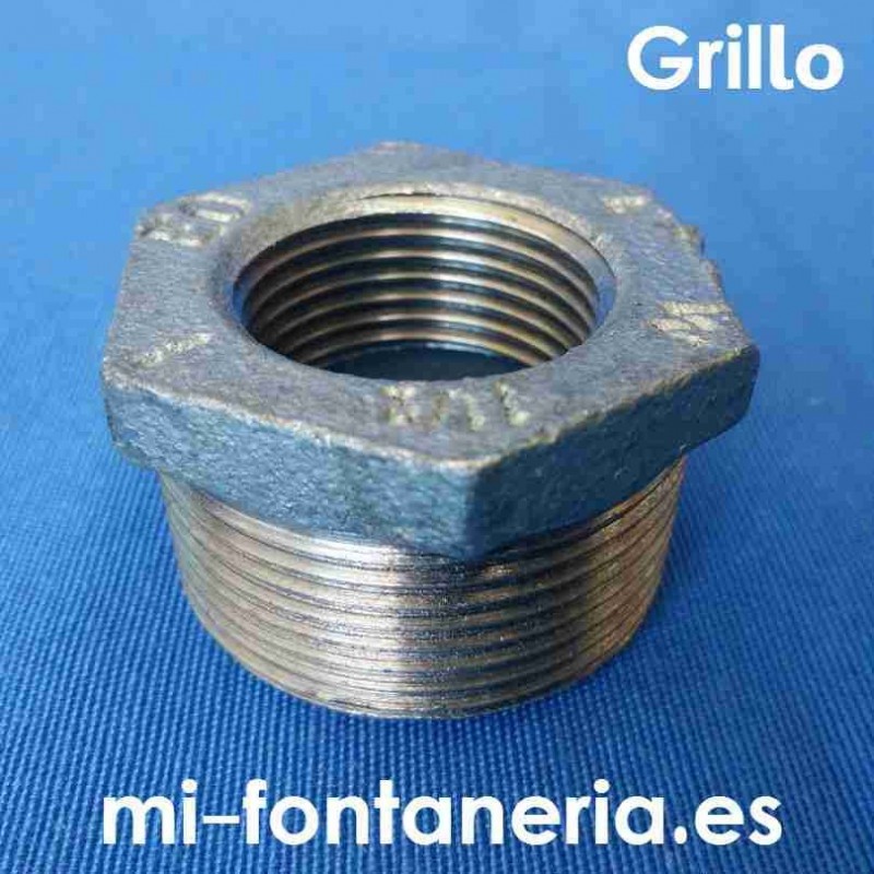 Reducción Macho Hembra en Hierro Galvanizado